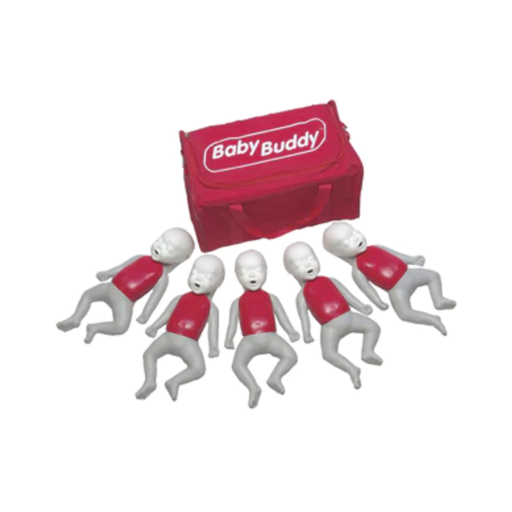 Baby Buddy - 5 Mannequins de réanimation bébé | Passion Prévention